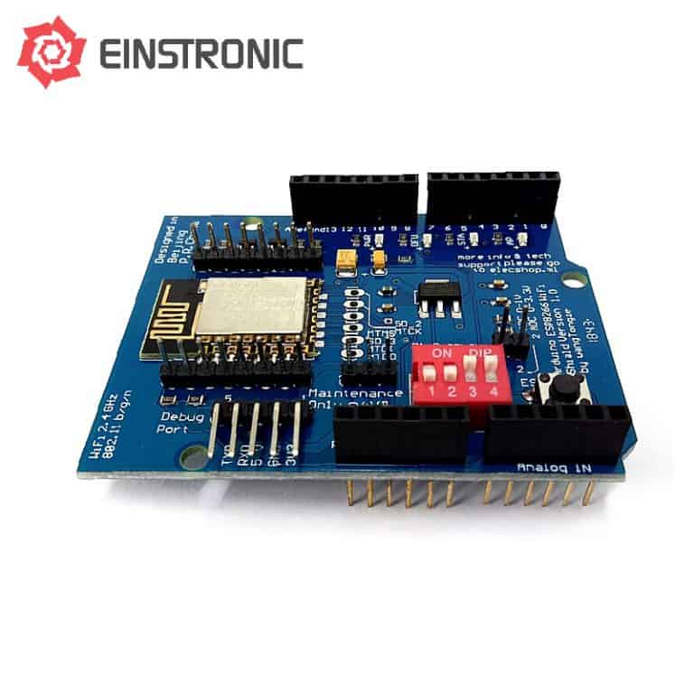 Multifunction Learning Shield for Arduino Uno - Einstronic Enterprise