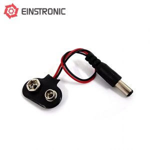 9V Battery Snap Connector with DC Jack - Einstronic Enterprise