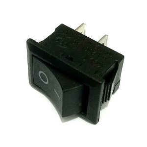Rocker Switch KCD1-101 15x21 (2P) (Black) - Einstronic Enterprise