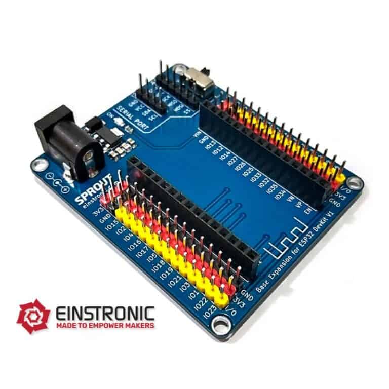 Base Board for ESP32 DevKit V1 - Einstronic Enterprise